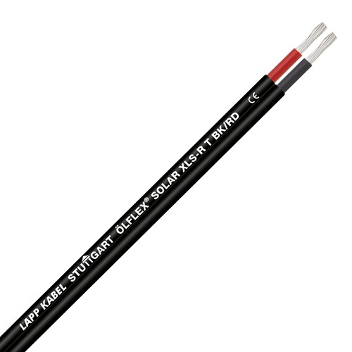 Cable Ölflex Solar XLS-R Twin 2X6, 2×4, 2×2.5 mm² BK/RD